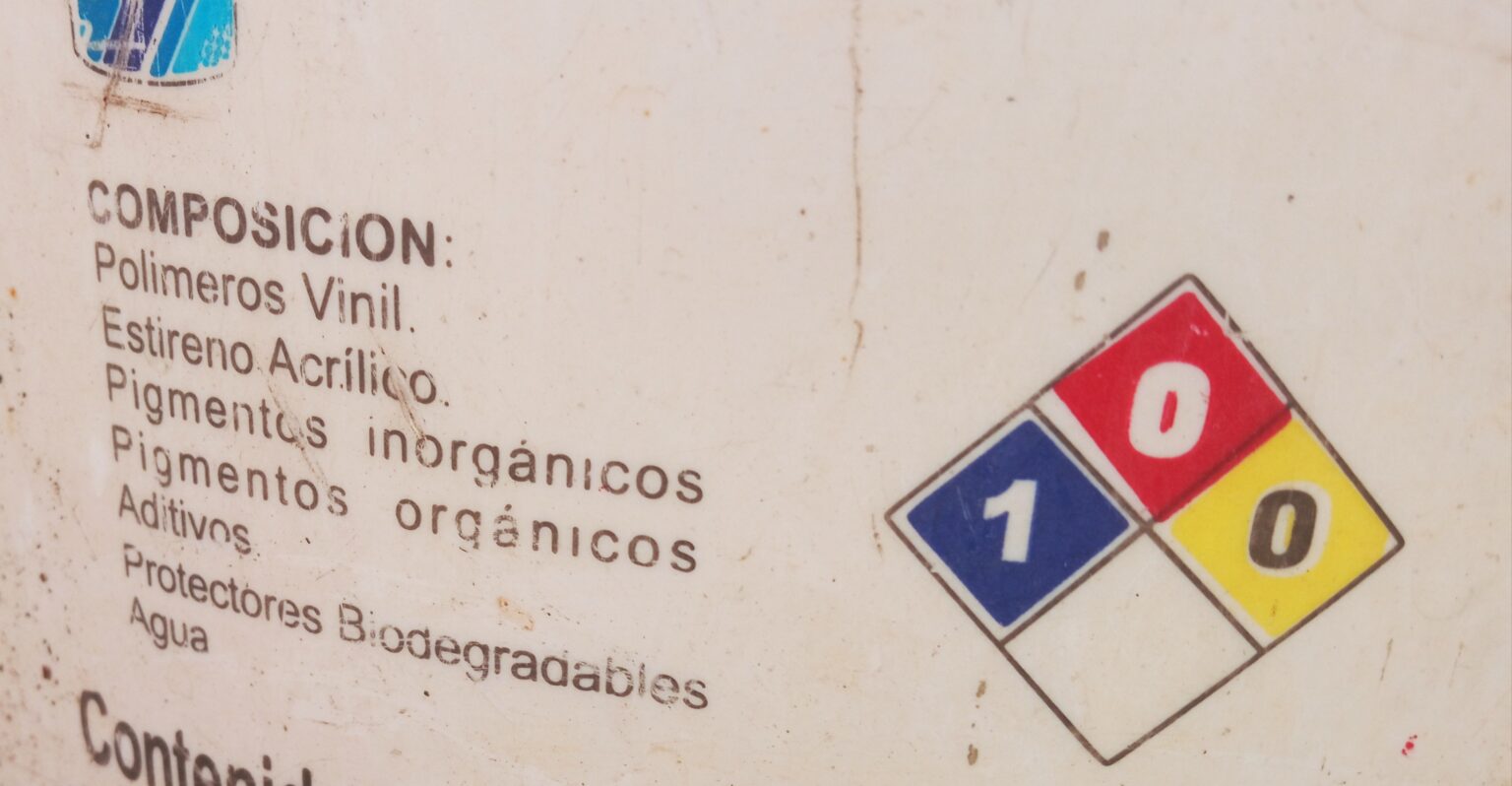 Rombo de seguridad NFPA 704 - Química en casa.com