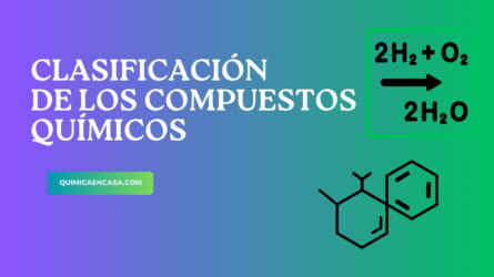 Clasificación de los compuestos químicos - Química en casa.com